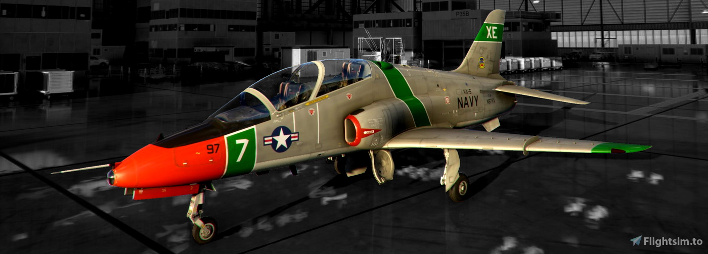 JustFlight Hawk N97VX Livery for Microsoft Flight Simulator | MSFS