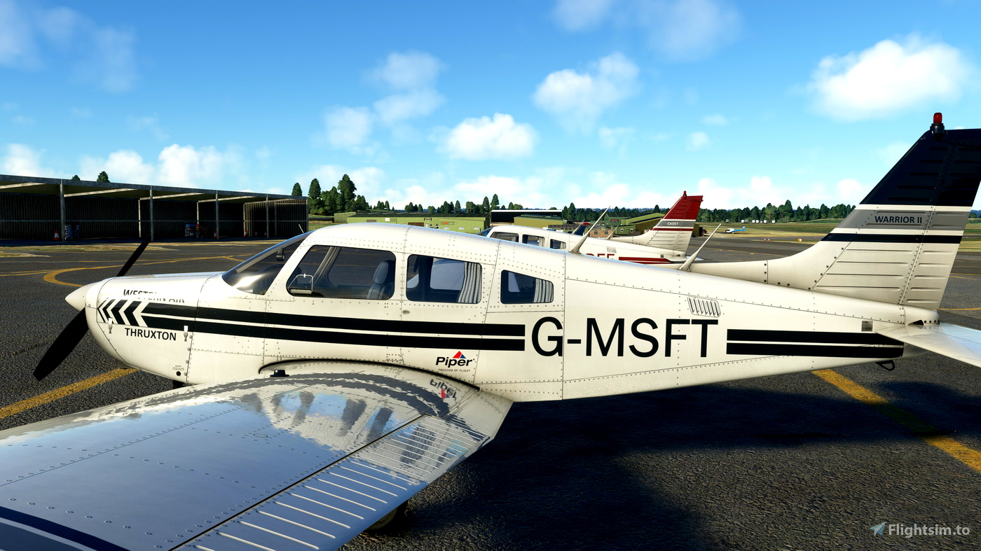 JustFlight PA28 Warior II - G-CDEF Original for Microsoft Flight ...
