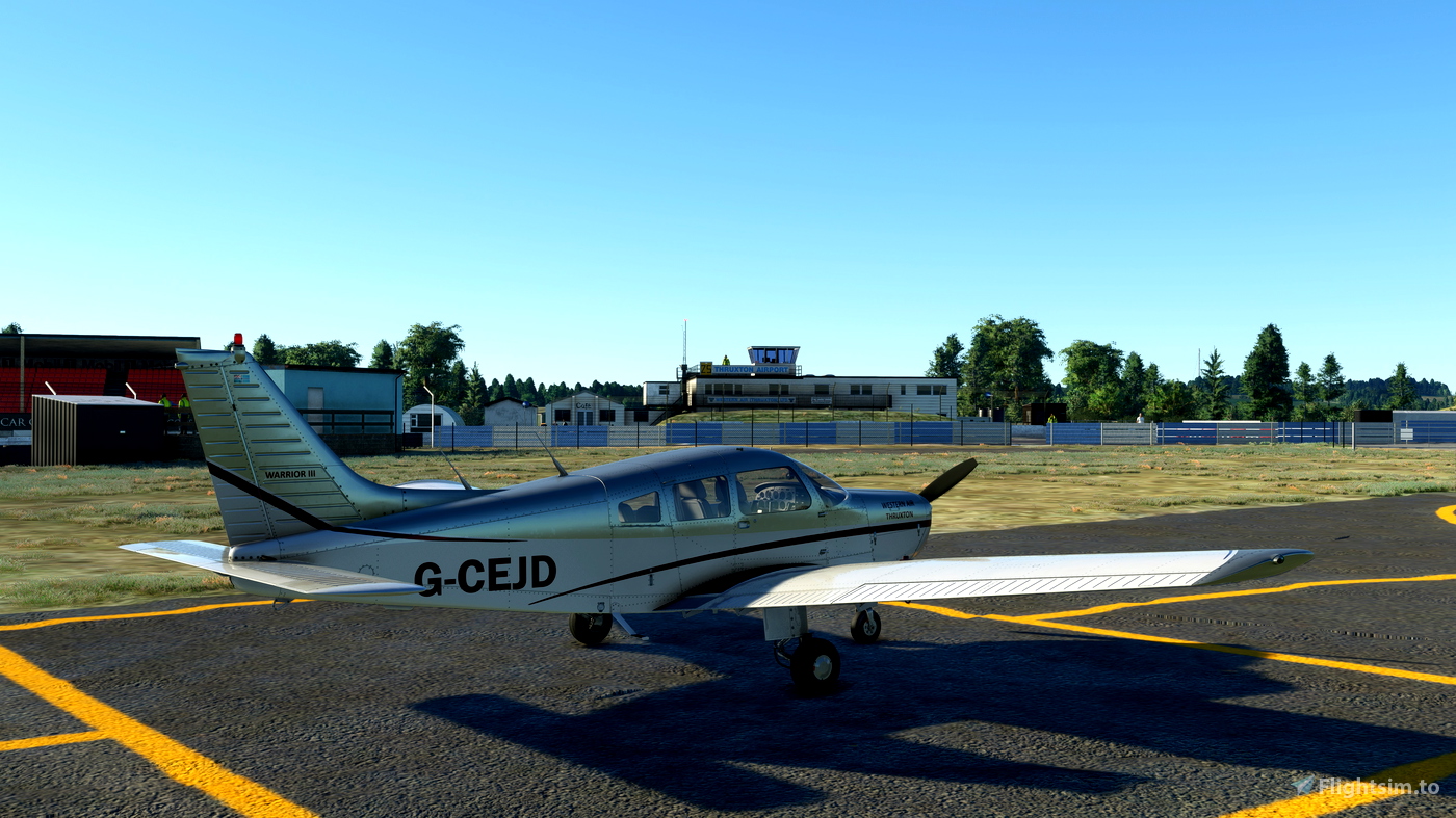 JustFlight PA28 Warior II - G-CEJD for Microsoft Flight Simulator | MSFS
