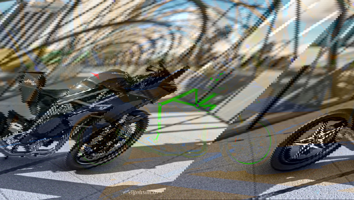 LivToAir - Kawasaki Ninja H2R for Microsoft Flight Simulator | MSFS