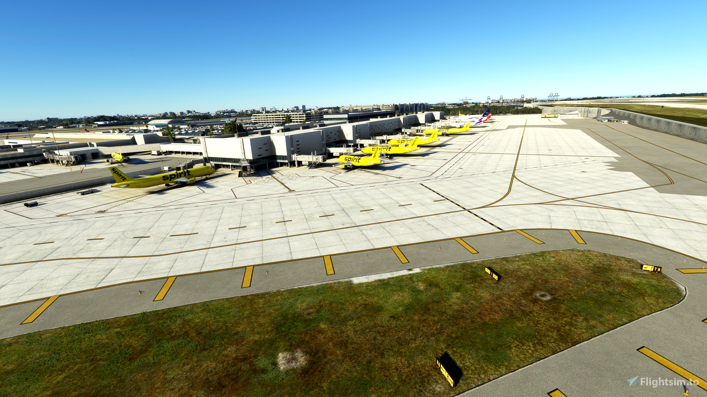 KFLL FSLTL Static Aircraft for Microsoft Flight Simulator | MSFS