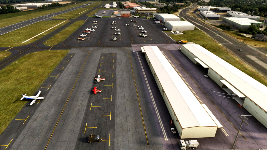 UK2000 Scenery - KJYO - Leesburg Airport for Microsoft Flight Simulator ...