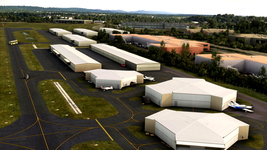 UK2000 Scenery - KJYO - Leesburg Airport for Microsoft Flight Simulator ...