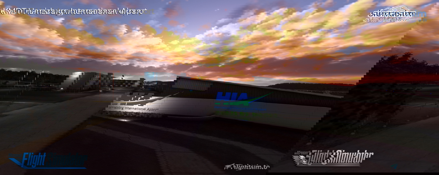 Sierrasim - KMDT - Harrisburg International Airport for Microsoft ...