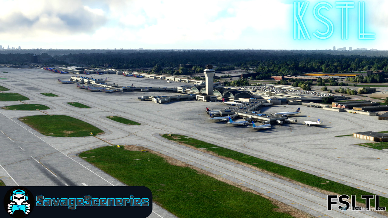 KSTL FSLTL Static Aircraft for Microsoft Flight Simulator | MSFS