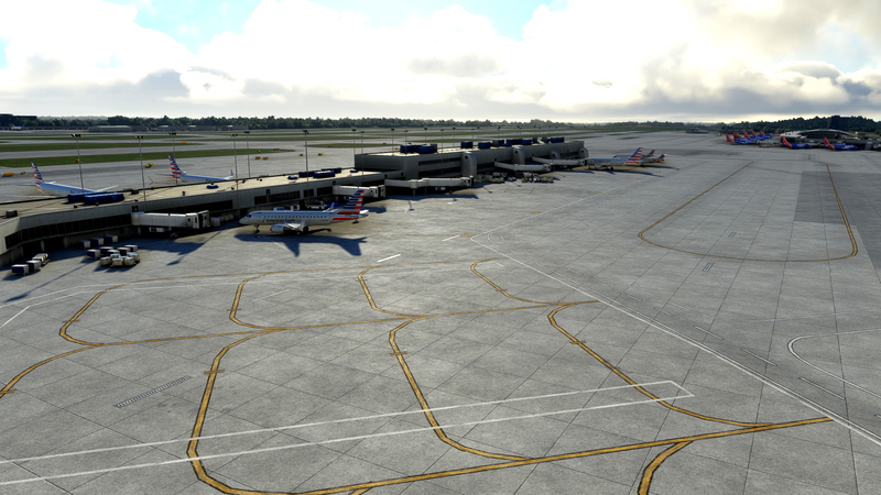 KSTL FSLTL Static Aircraft for Microsoft Flight Simulator | MSFS