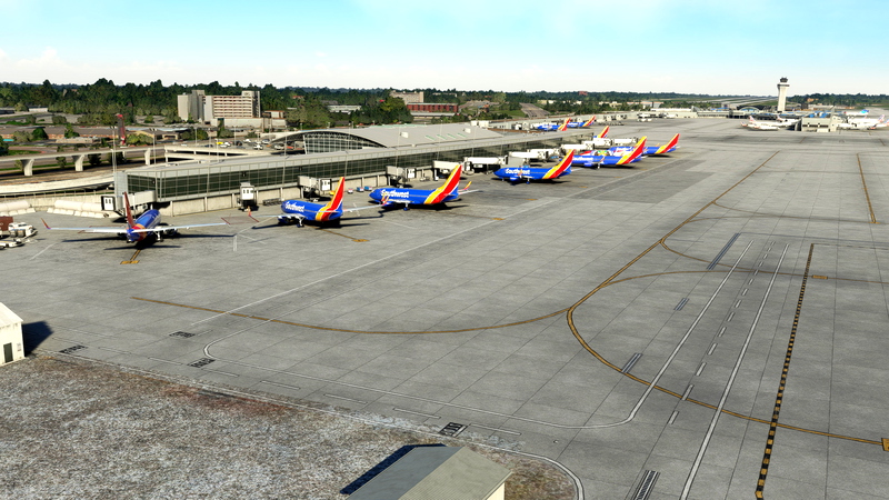 KSTL FSLTL Static Aircraft for Microsoft Flight Simulator | MSFS