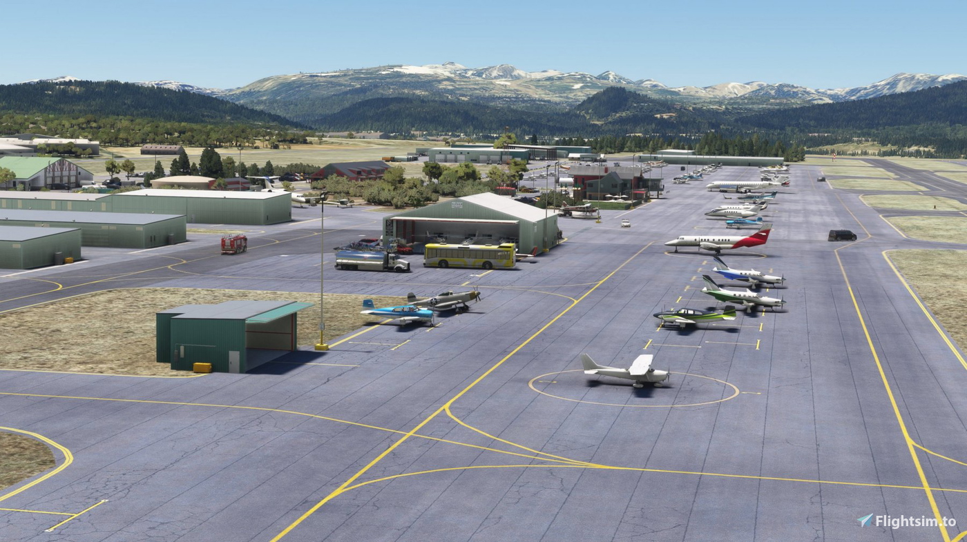 Uk2000 Scenery Ktrk Truckee Tahoe Airport For Microsoft Flight