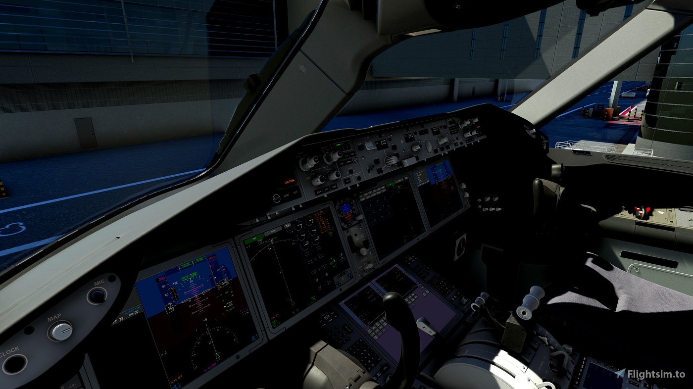 KURO 787 Realistic Cockpit Textures for Microsoft Flight Simulator | MSFS