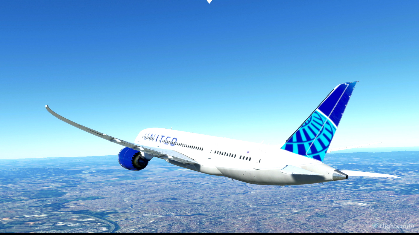 KURO B787-8 UNITED COLORS 8K for Microsoft Flight Simulator | MSFS
