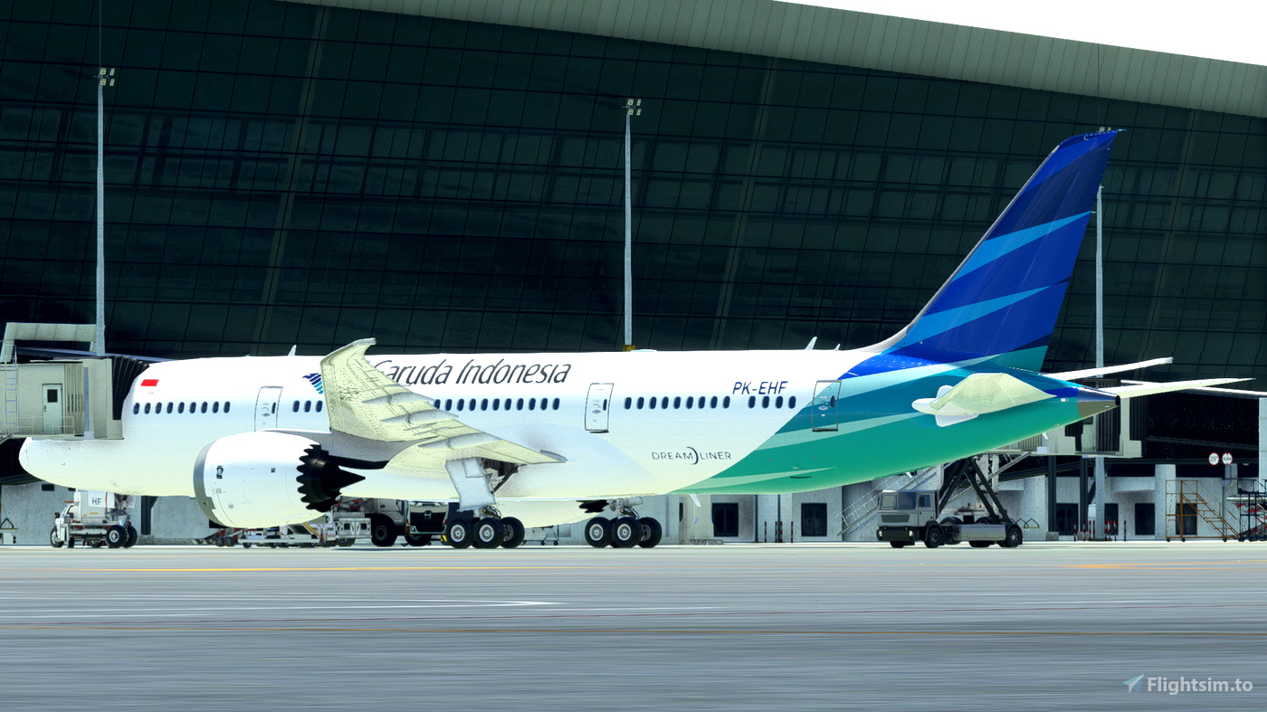 Kuro Boeing 787-8 Garuda Indonesia 8K for Microsoft Flight Simulator | MSFS