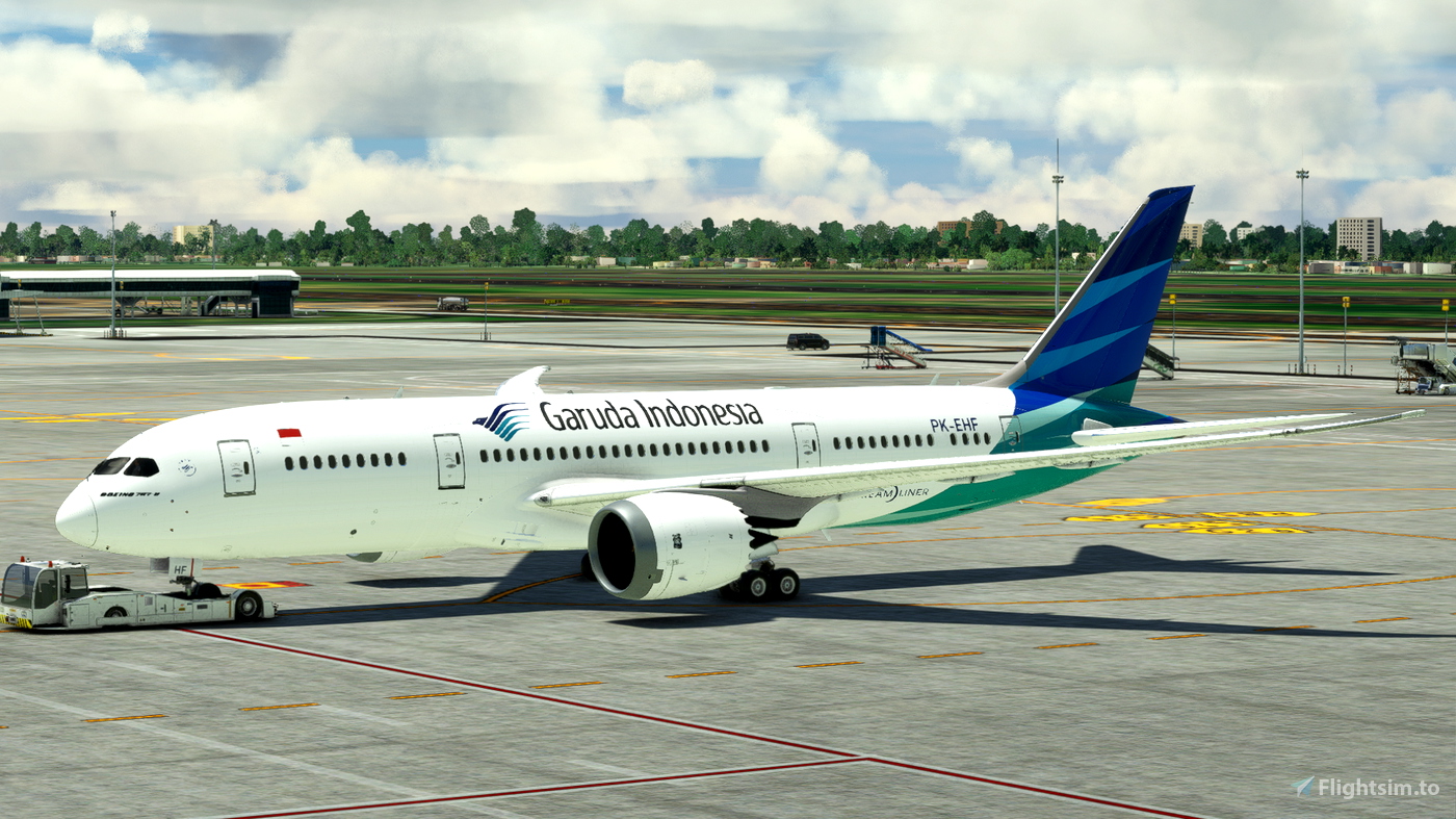 Kuro Boeing 787-8 Garuda Indonesia 8K for Microsoft Flight Simulator | MSFS
