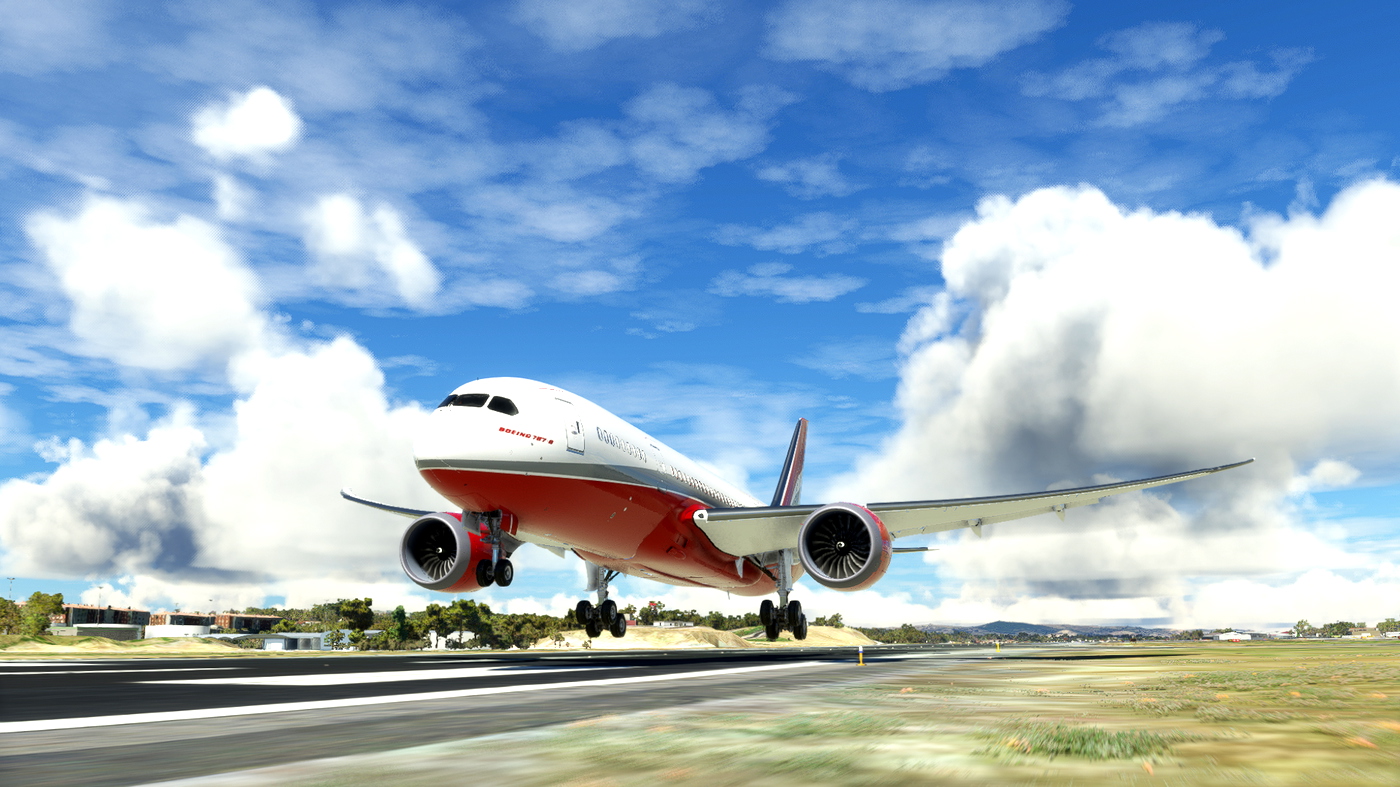 Kuro Boeing 787-8 HiFly Red Version 8K for Microsoft Flight Simulator ...