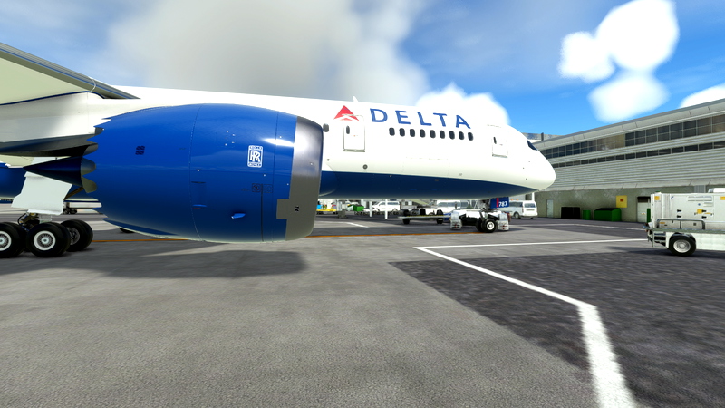 Kuro Boeing 787-8 Delta Airlines for Microsoft Flight Simulator | MSFS