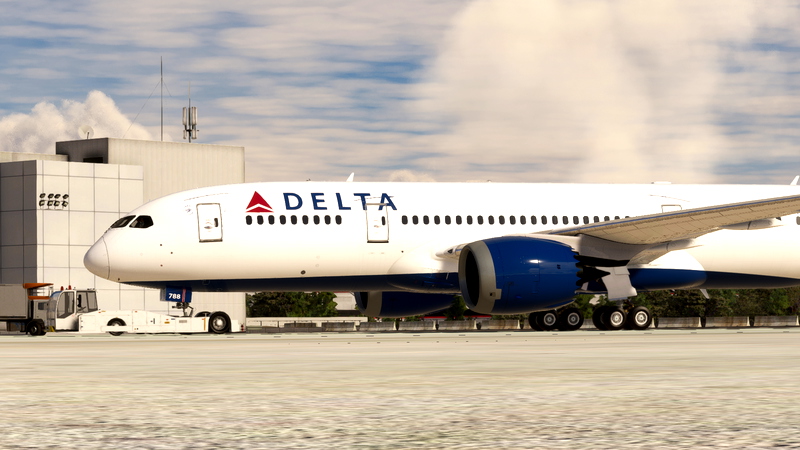 Kuro Boeing 787-8 Delta Airlines for Microsoft Flight Simulator | MSFS