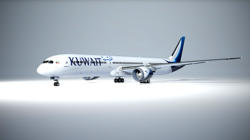 Kuwait Boing 787-10 Livery for Microsoft Flight Simulator | MSFS