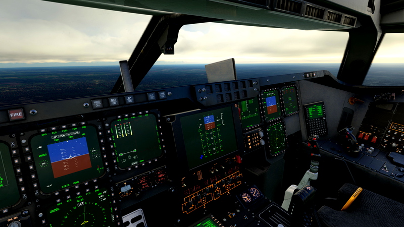 KwikFlight B2 bomber cockpit textures edit for Microsoft Flight ...