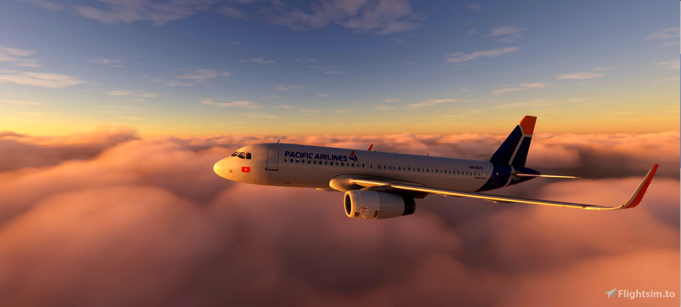 Latin VFR A320ceo IAEsl Pacific Airlines new livery for Microsoft ...