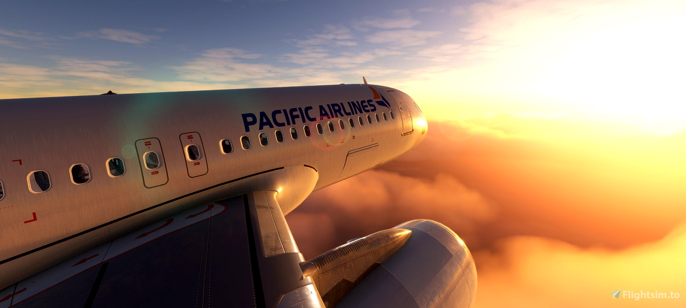 Latin VFR A320ceo IAEsl Pacific Airlines new livery for Microsoft ...
