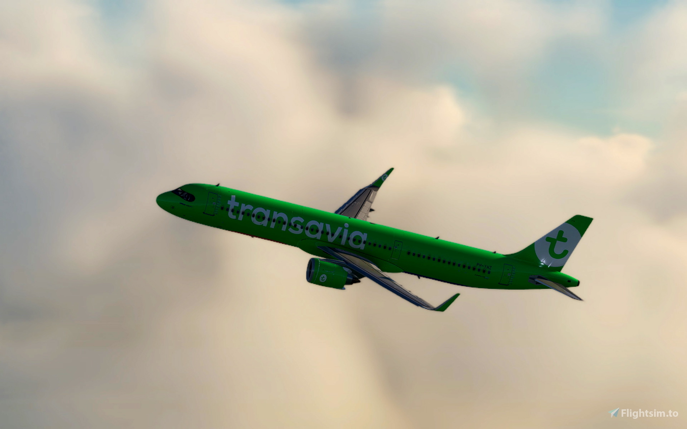 LatinVFR A321 NEO Transavia Green Livery pro Microsoft Flight Simulator ...