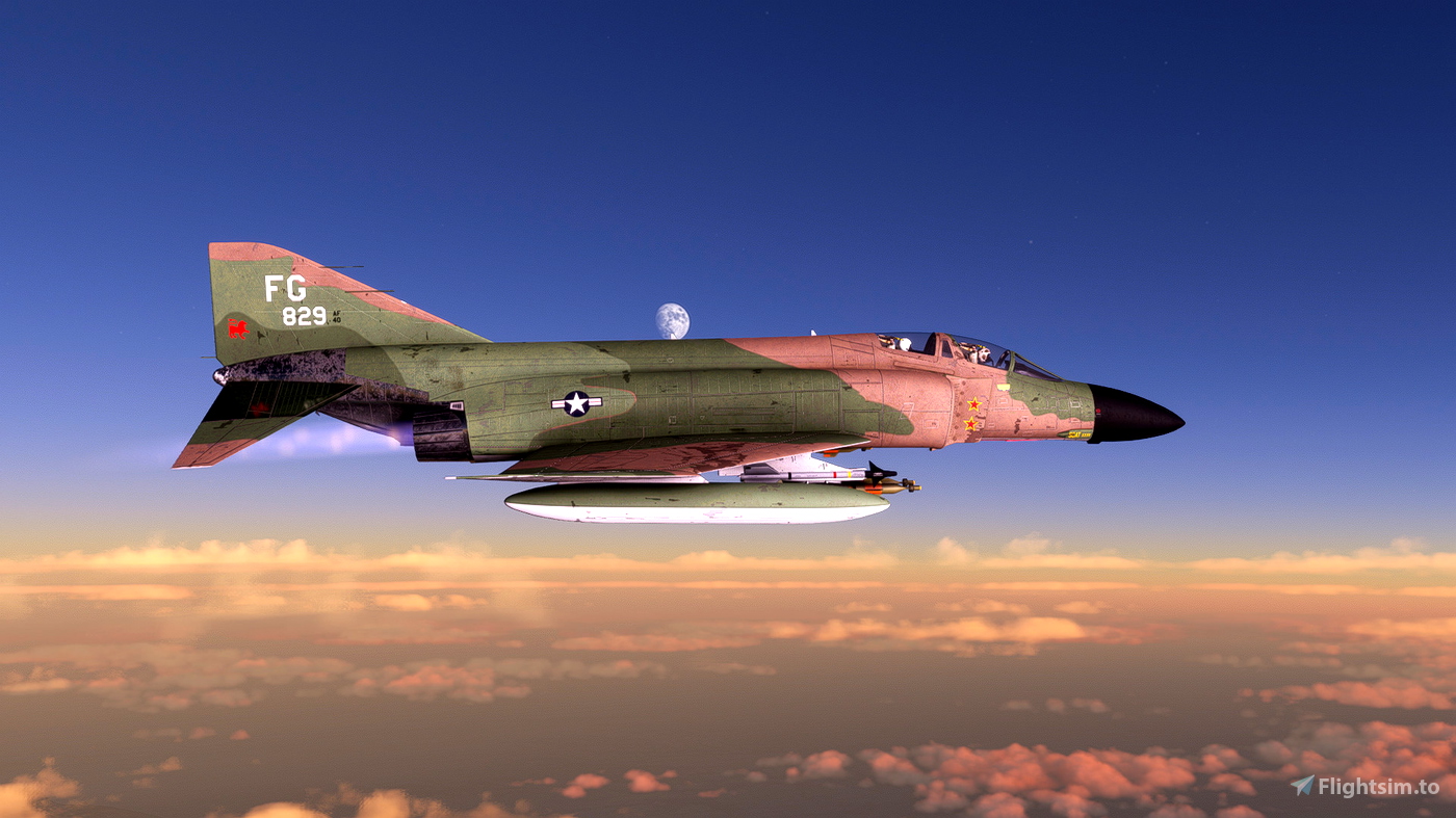 Livery DC Designs F4 Phantom Col. Robin Olds (wear and tear) for ...