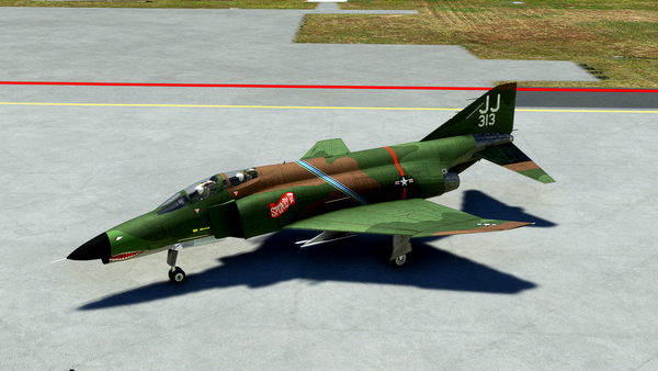Livery DC Designs F4 Fighter Wing 72 “W” Wild Horse for Microsoft ...