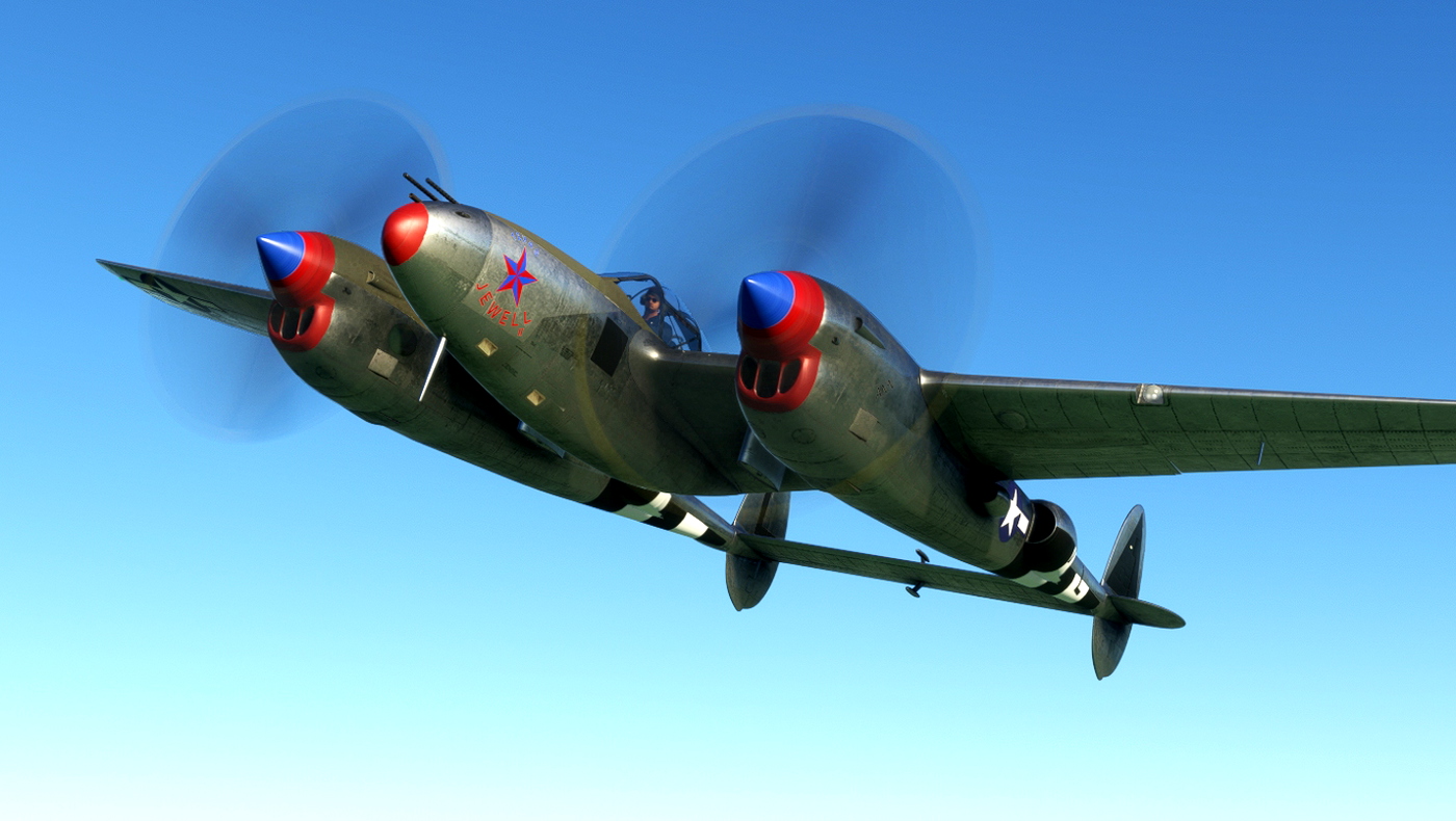 Lockheed P-38L (FlyingIron Simulations) "Texas Jewell II" for Microsoft ...