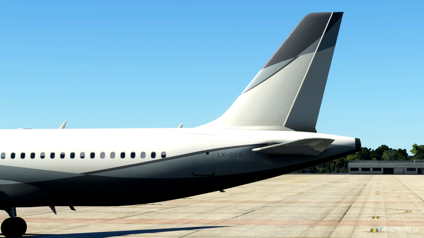 LX-GVA ACJ (Fictional) Fenix A320 4K for Microsoft Flight Simulator | MSFS