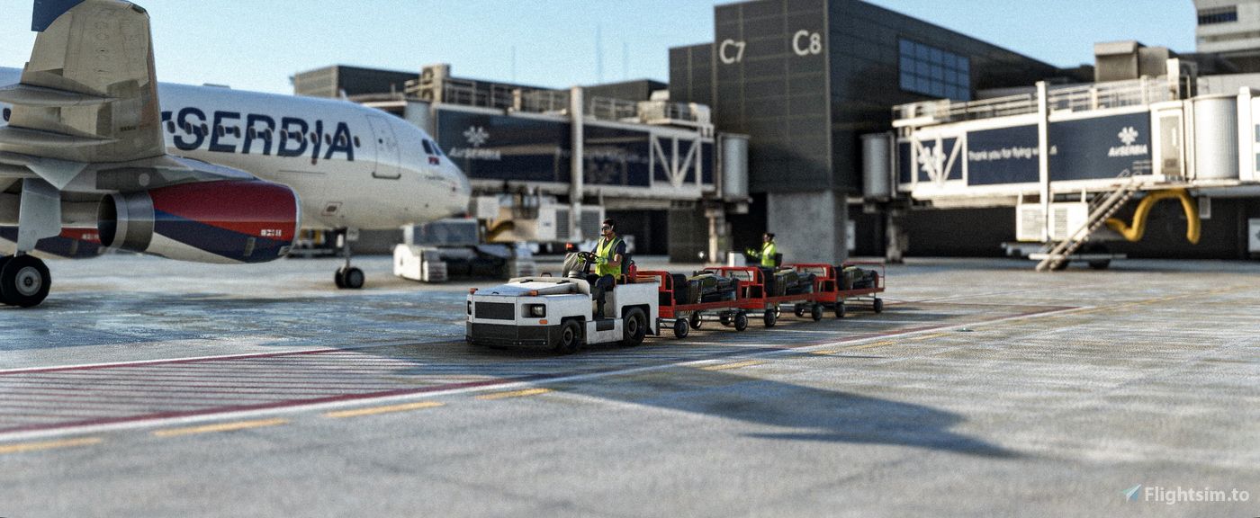 FLY2HIGH - LYBE - Belgrade Nikola Tesla Intl. Airport for Microsoft ...