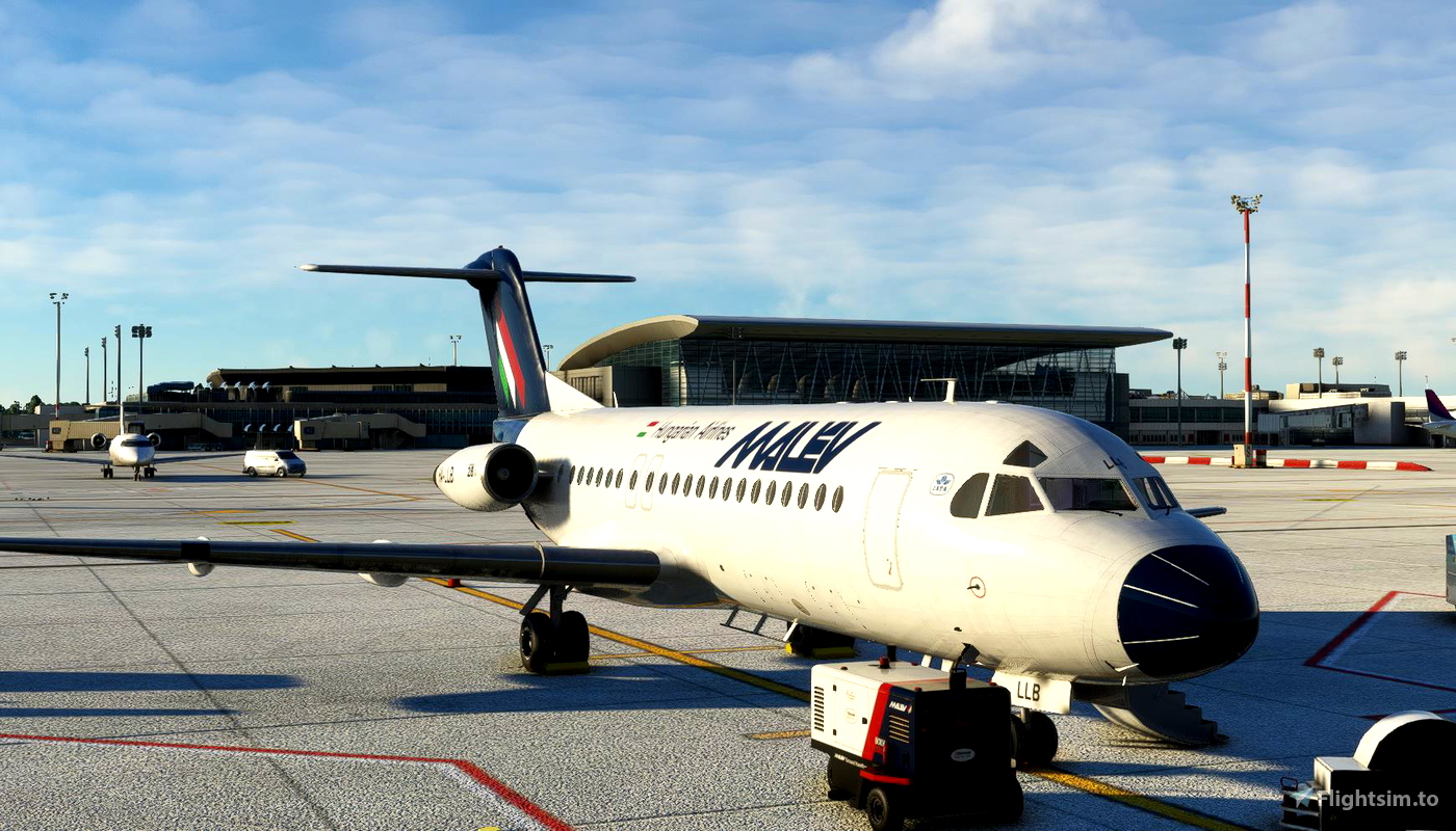 Malev Hungarian Airlines livery for Fokker F-28-4000 pour Microsoft Flight Simulator | MSFS