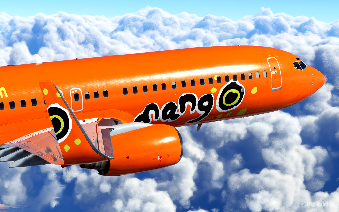 Mango Airlines Boeing 737-800 PMDG BW ZS-SJH for Microsoft Flight ...