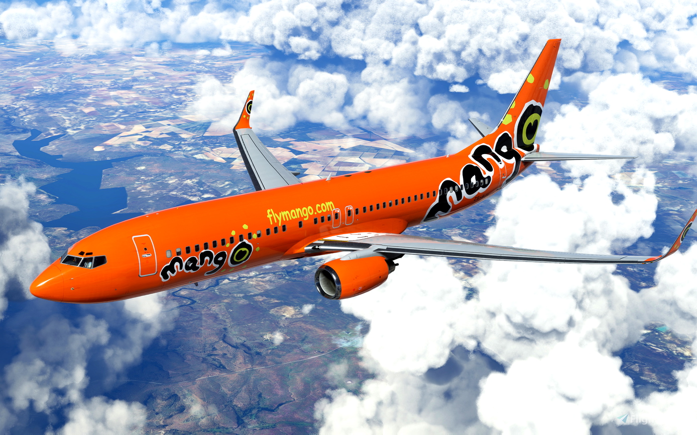 Mango Airlines Boeing 737-800 PMDG BW ZS-SJH for Microsoft Flight ...