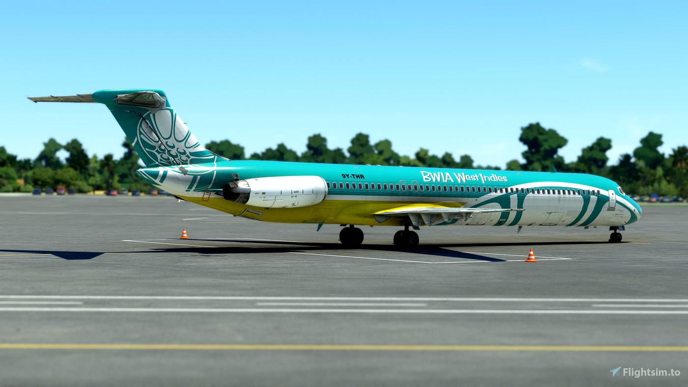 MD-83 BWIA Pack (old and "new") for Microsoft Flight Simulator | MSFS