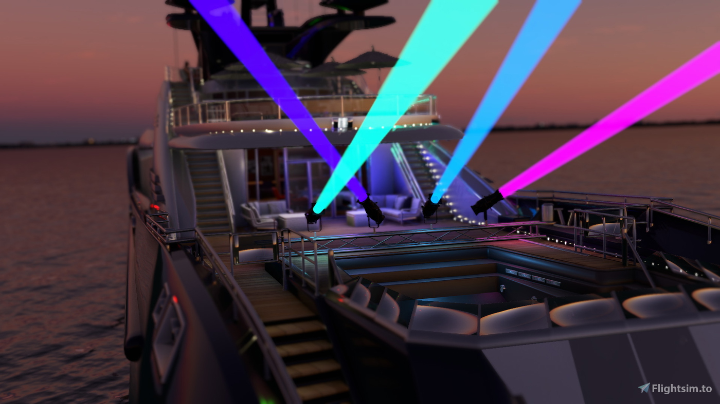 Marine RM - Mega Yacht Poseidon for Microsoft Flight Simulator | MSFS