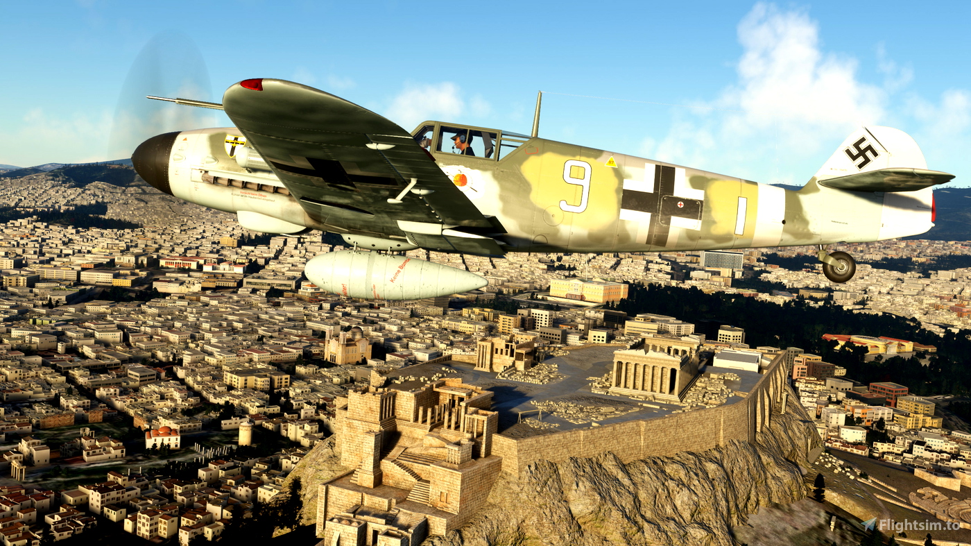 Messerschmitt Bf 109G-6/R6/Trop "Weiße 9" 7./ JG 27 for Microsoft ...