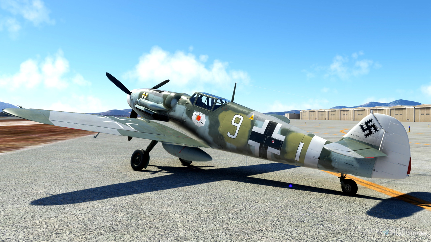 Messerschmitt Bf 109G-6/R6/Trop "Weiße 9" 7./ JG 27 for Microsoft ...