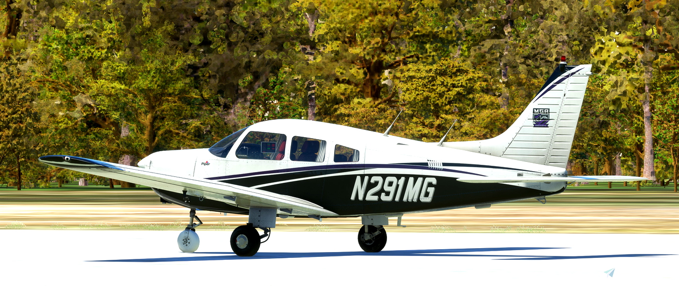 Middle Georgia State University - (3-Pack) - JustFlight Piper Warrior ...