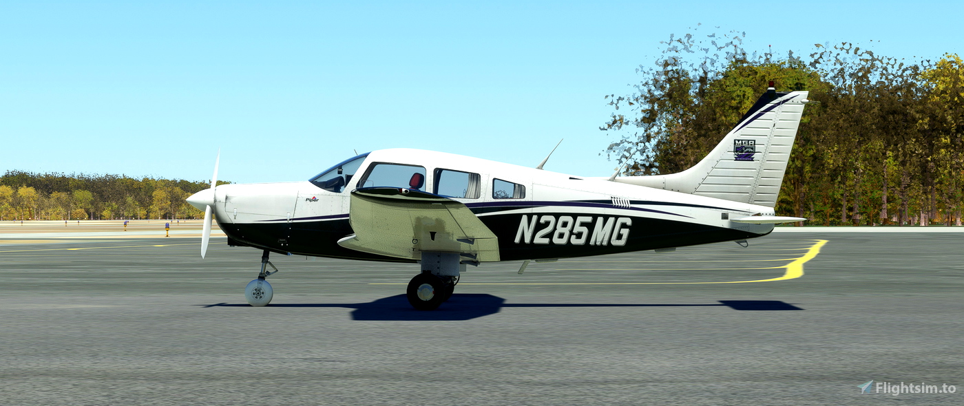 Middle Georgia State University - (3-Pack) - JustFlight Piper Warrior ...