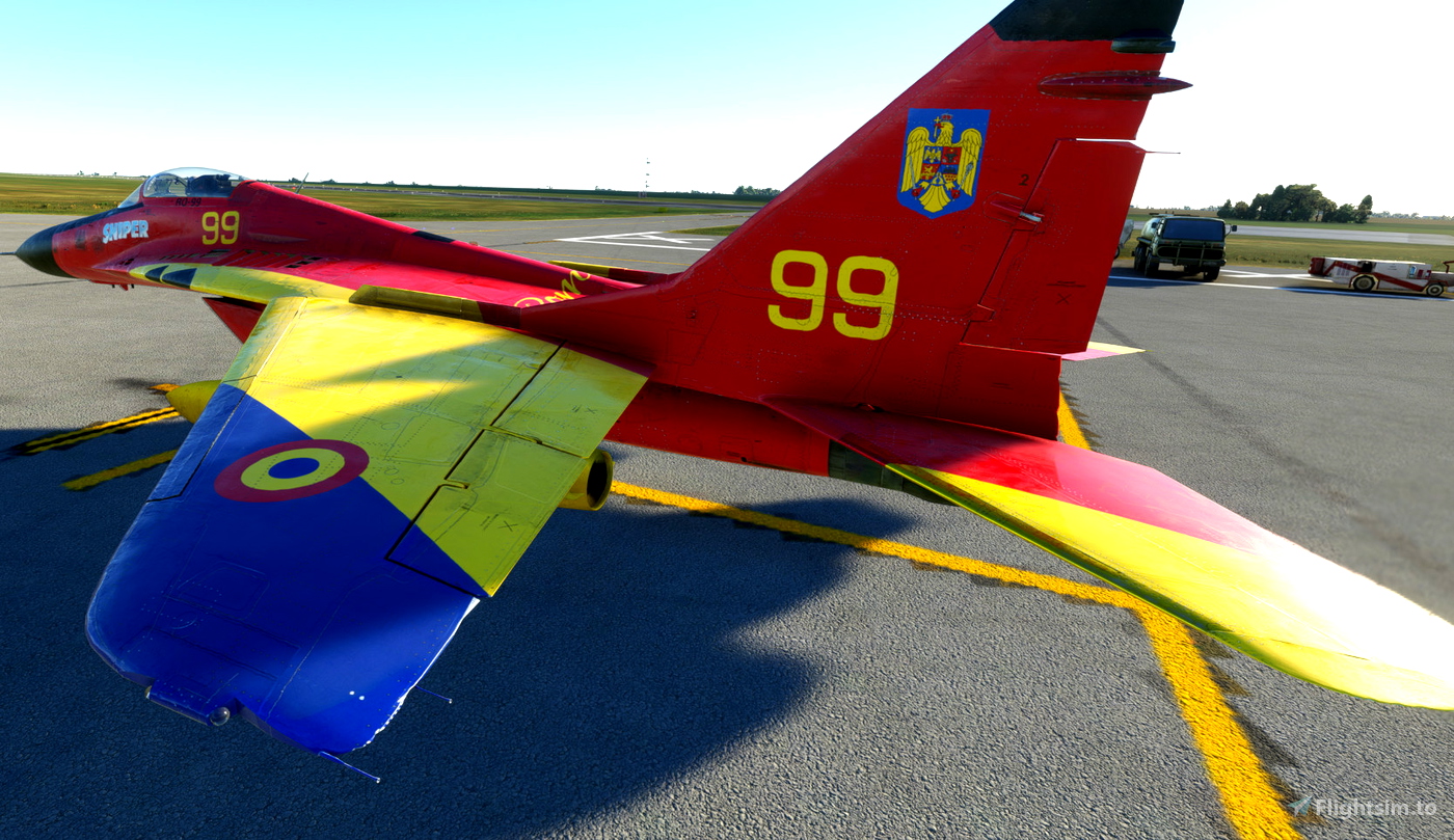 MIG 29 Romanian Airforce Tricolor (Fictional) for Microsoft Flight ...