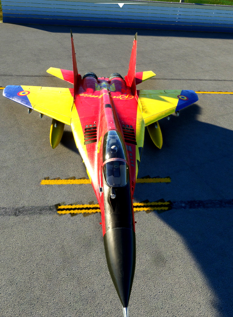MIG 29 Romanian Airforce Tricolor (Fictional) for Microsoft Flight ...