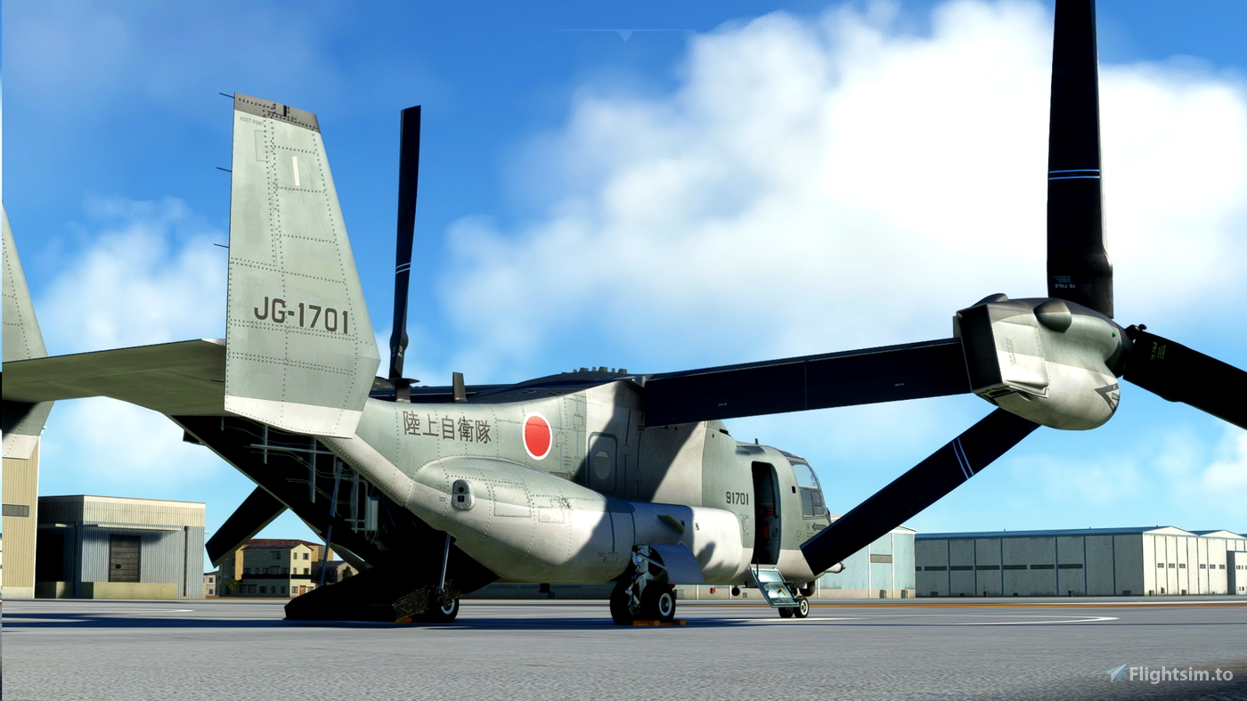 Miltech MV-22B "JG1701" , small fix to default "JGSDF"painting for ...