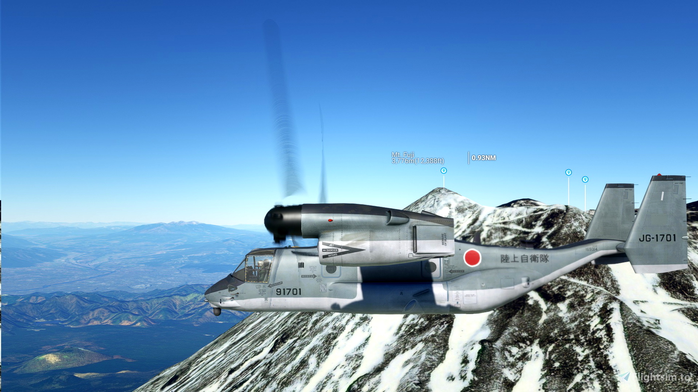 Miltech MV-22B "JG1701" , small fix to default "JGSDF"painting for ...