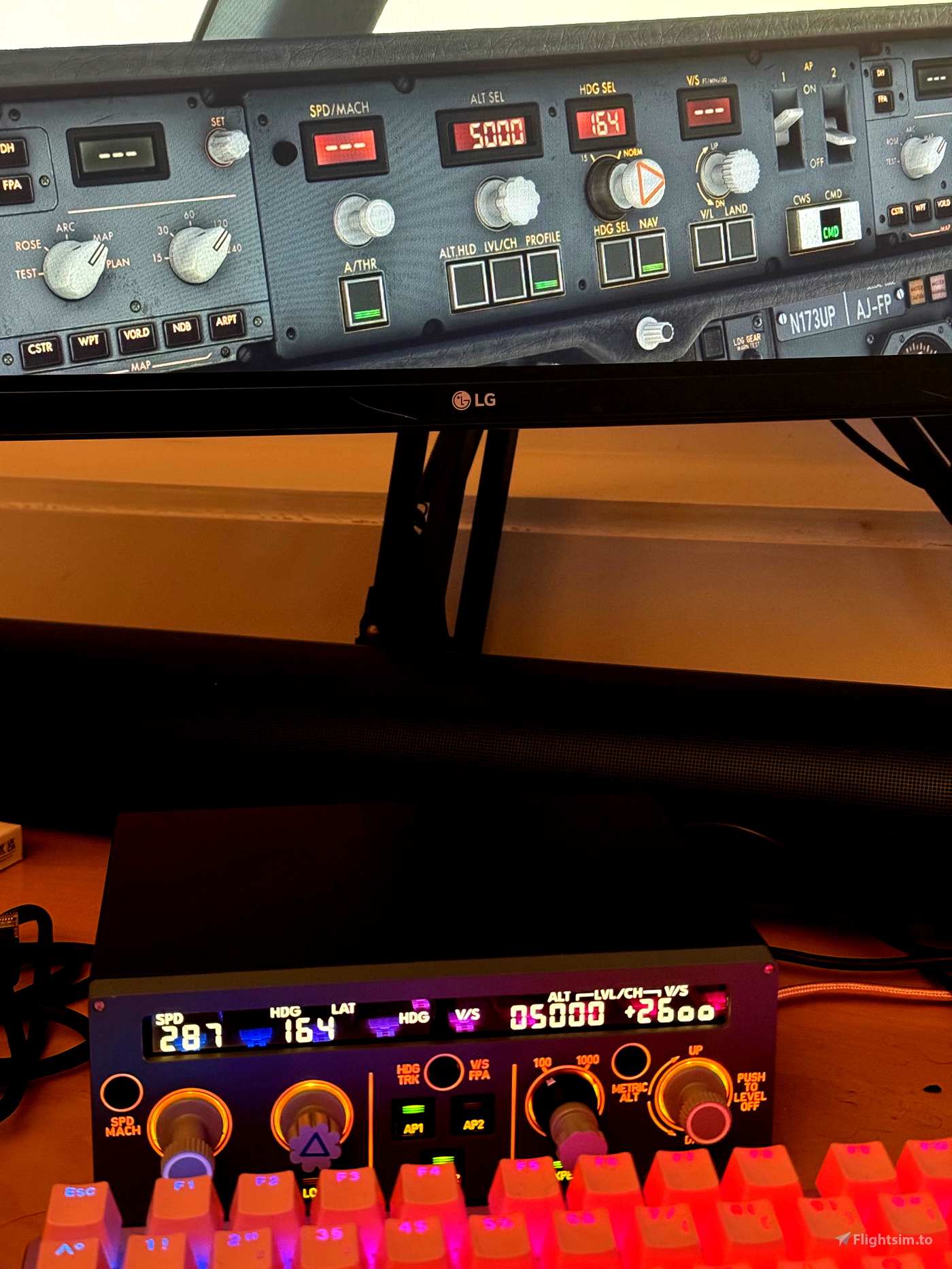 MINIFCU IniBuilds A310 profile for Microsoft Flight Simulator | MSFS