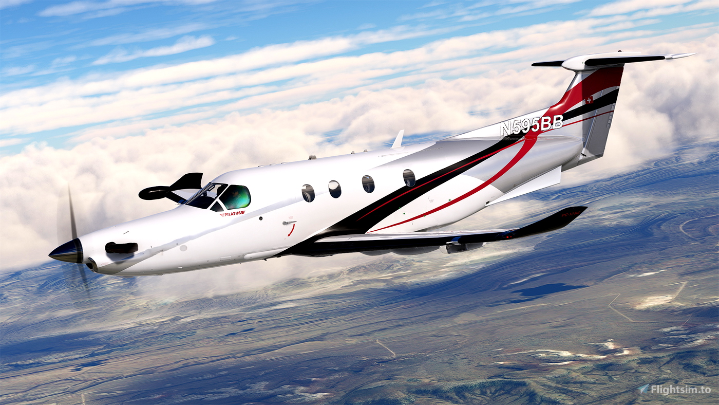 N595BB + Dynamic Reg (all variants) for SWS PC12 pro Microsoft Flight ...