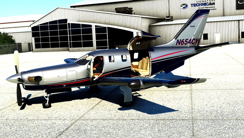 N654CW + Dynamic Registration and Interior for Black Square TBM 850 for ...