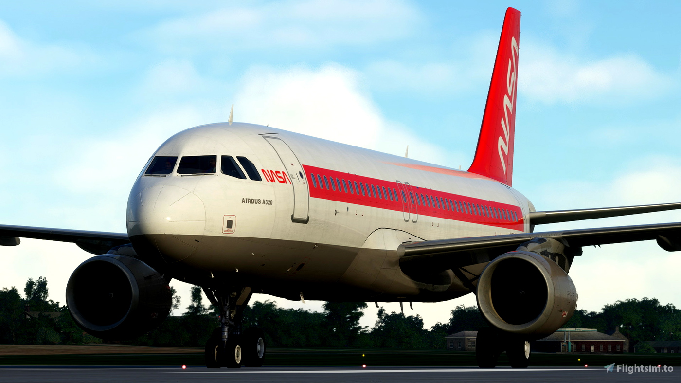 NASA 'Worm' Livery | A320 Prestige | Fenix A320 | Fictional [WITH CABIN ...