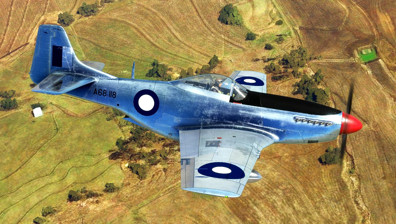 North American P-51D Mustang RAAF Mustang A68-118 "ECLAT" for Microsoft ...