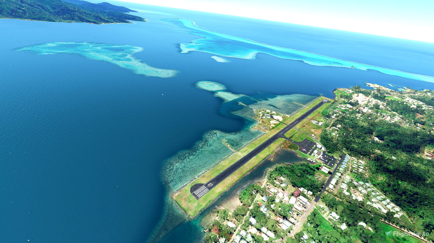 NTTR - Raiatea Airport のために Microsoft Flight Simulator | MSFS