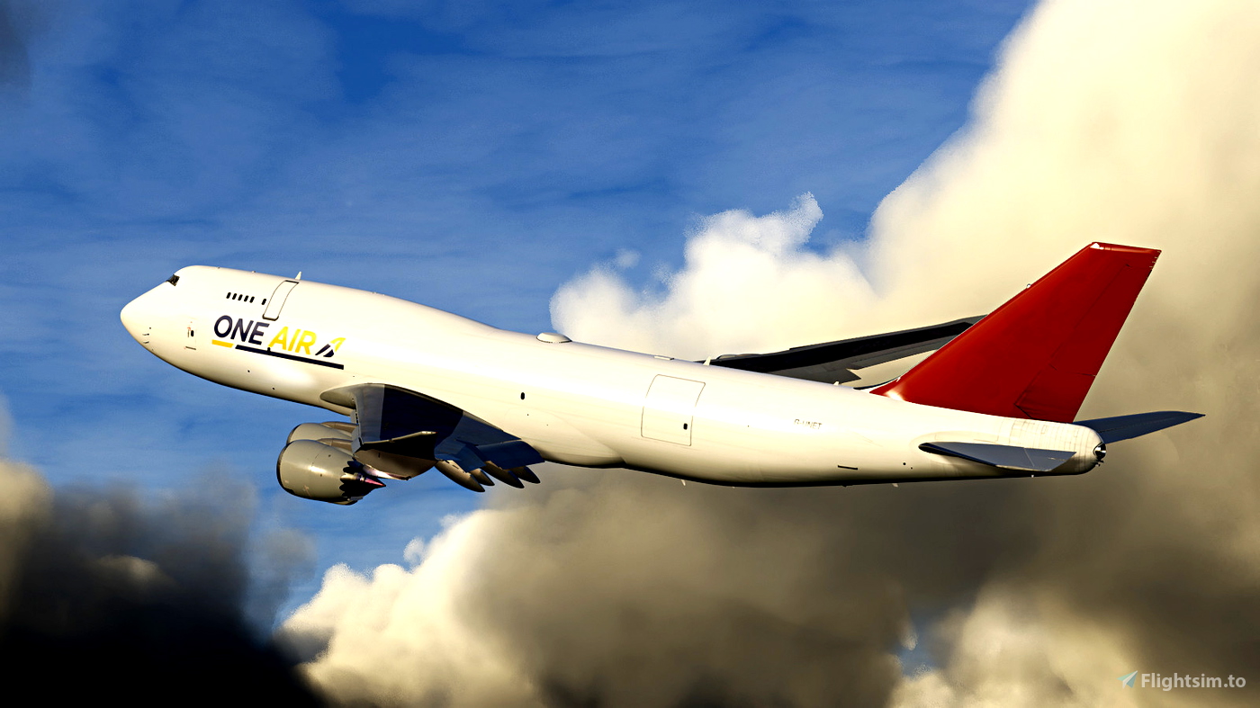 One Air Cargo 747-8 (BDSF) G-UNET for Microsoft Flight Simulator | MSFS