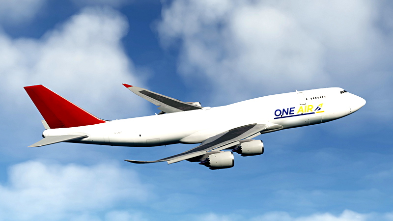 One Air Cargo 747-8 (BDSF) G-UNET for Microsoft Flight Simulator | MSFS